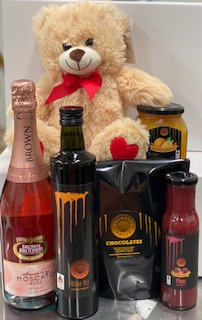 Valentines Moscato and Plum Hamper
